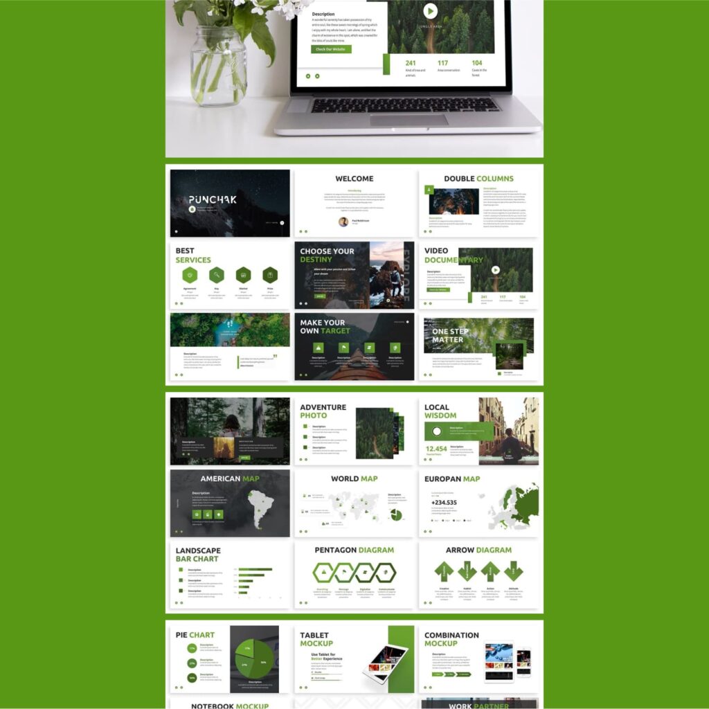 Puncak - Nature Keynote Template – MasterBundles