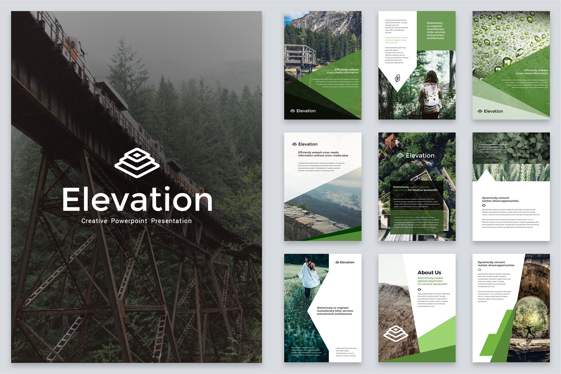 A4 Elevation Powerpoint Template | Master Bundles