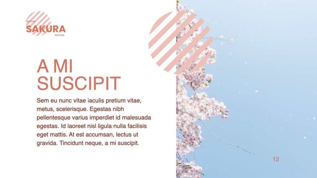 Sakura Presentation Template: 50 Slides PPTX, KEY, Google Slides ...