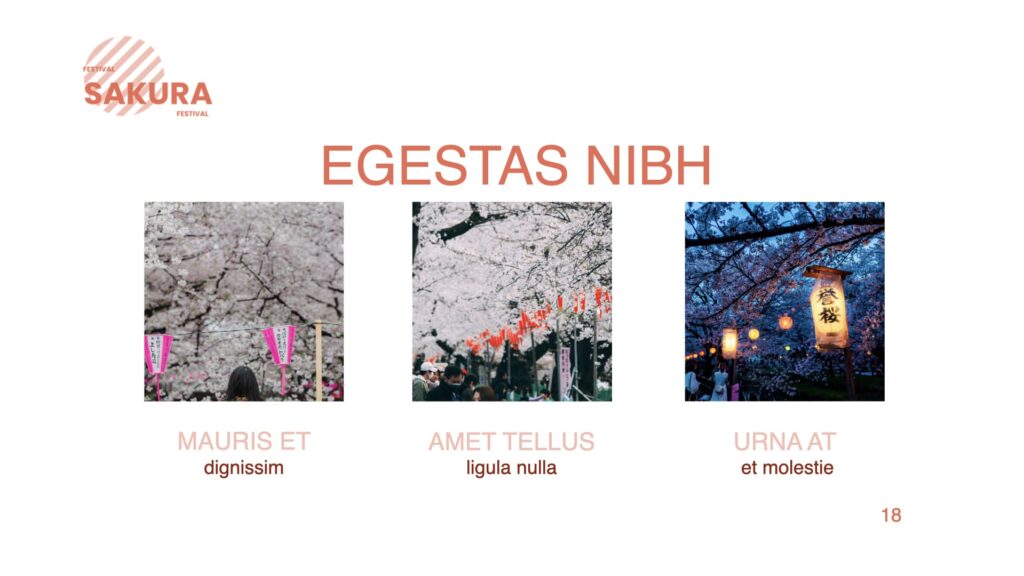 Sakura Presentation Template: 50 Slides PPTX, KEY, Google Slides ...