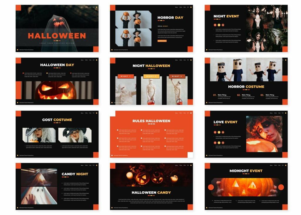 Halloween - Presentation Template – MasterBundles