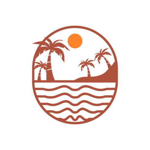 Beach logo - MasterBundles