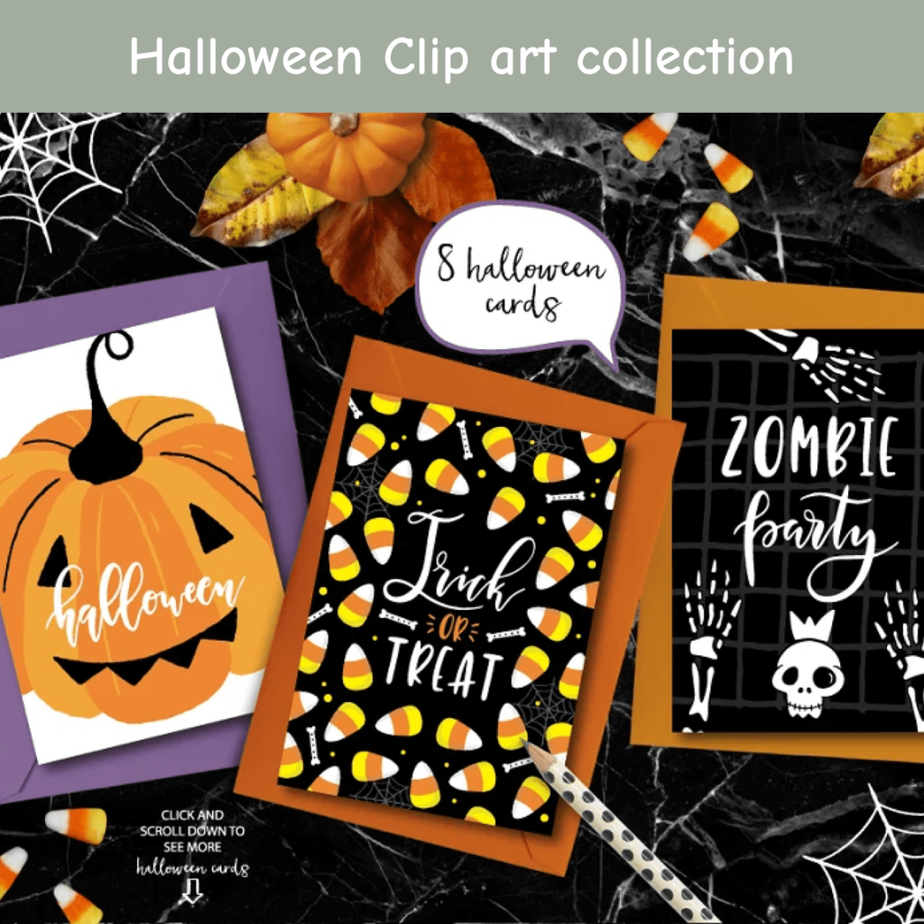 Halloween Clip Art Collection – MasterBundles