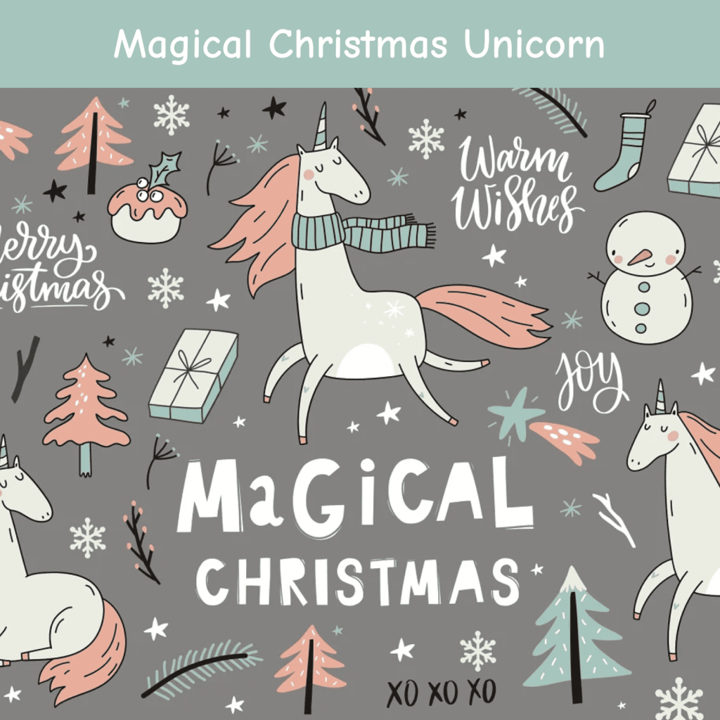 Magical Christmas Unicorn – MasterBundles