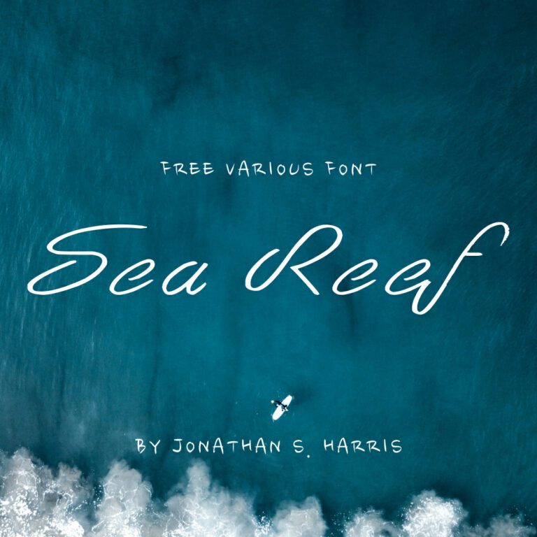 Sea Reef Free Font – MasterBundles