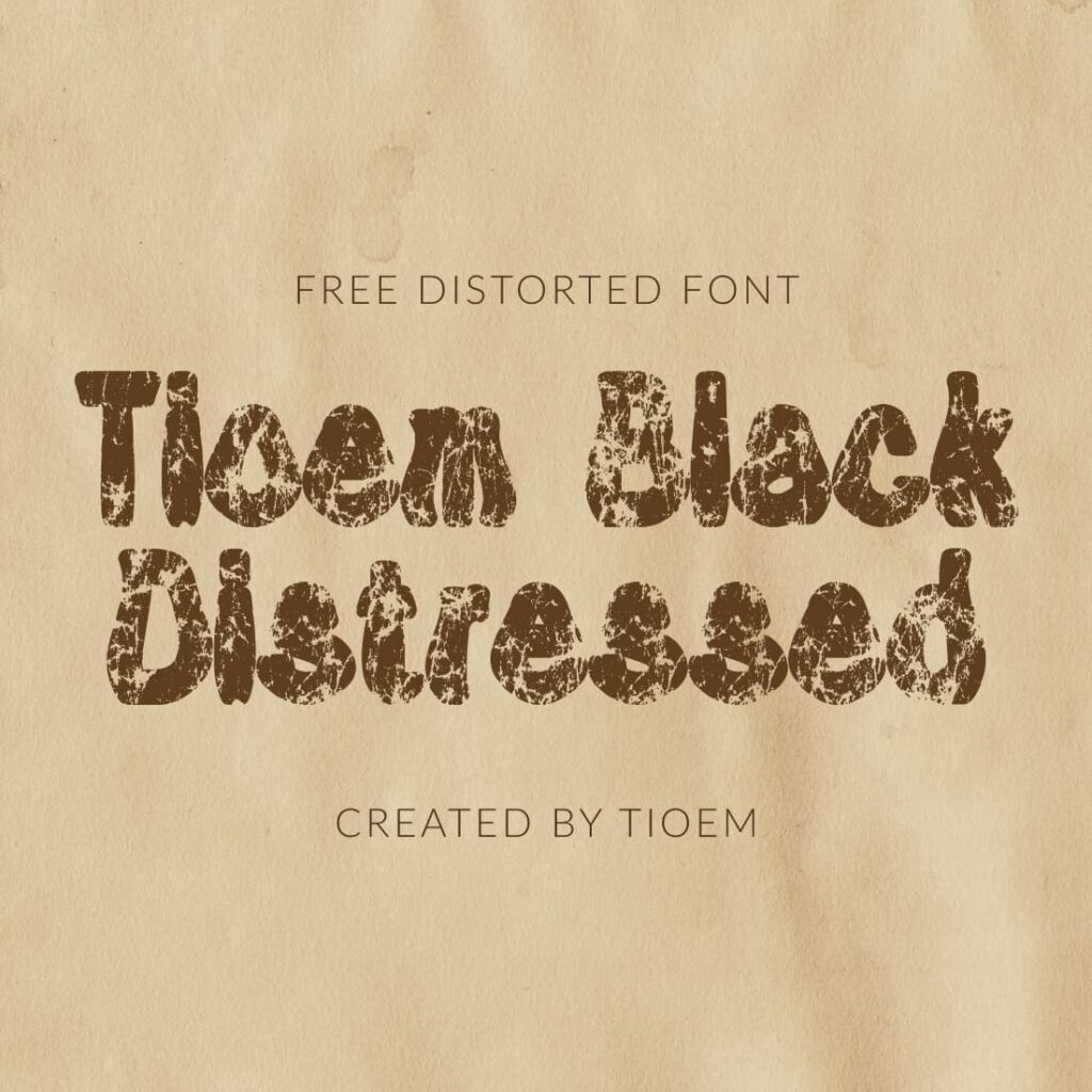 Free Amnestia Distressed Font