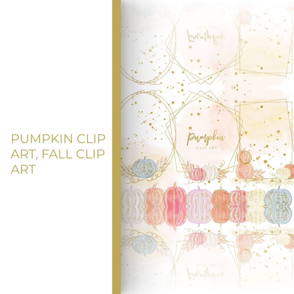 Pumpkin Clip Art, Fall Clip Art – MasterBundles