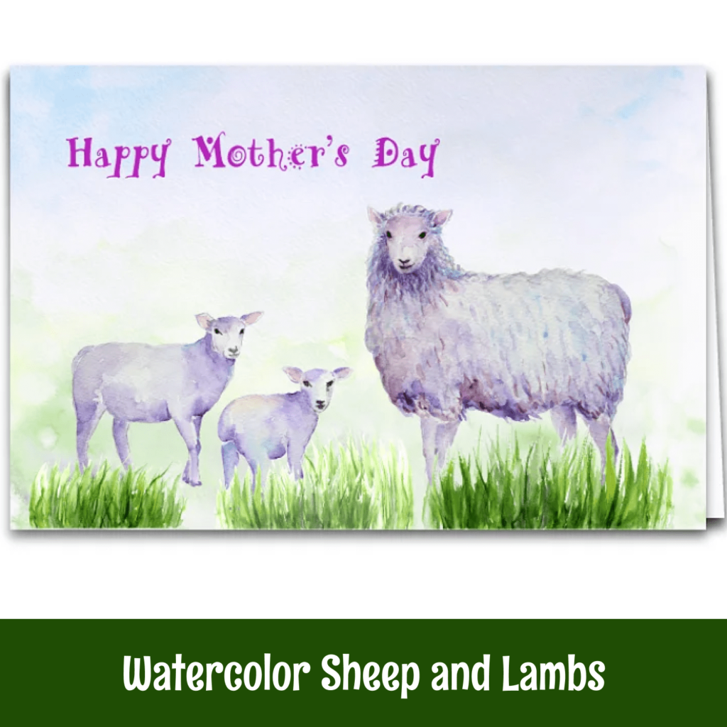 Watercolor Clipart. Sheep Clip Art – MasterBundles