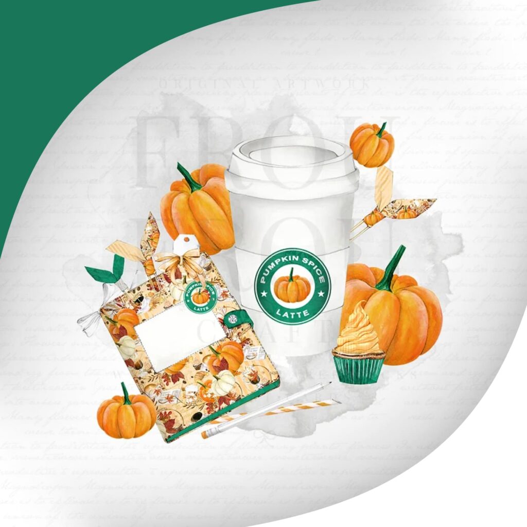 Pumpkin Spice Latte Clipart – MasterBundles
