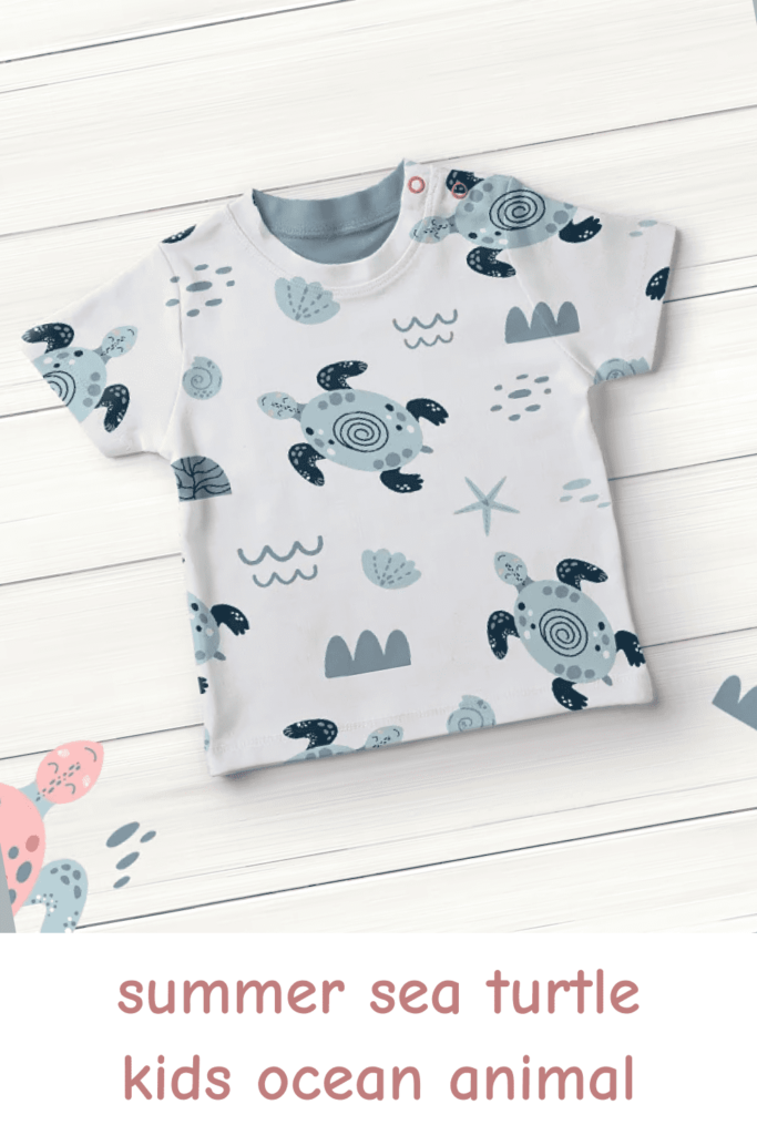 Summer Sea Turtle Kids Ocean Animal – MasterBundles
