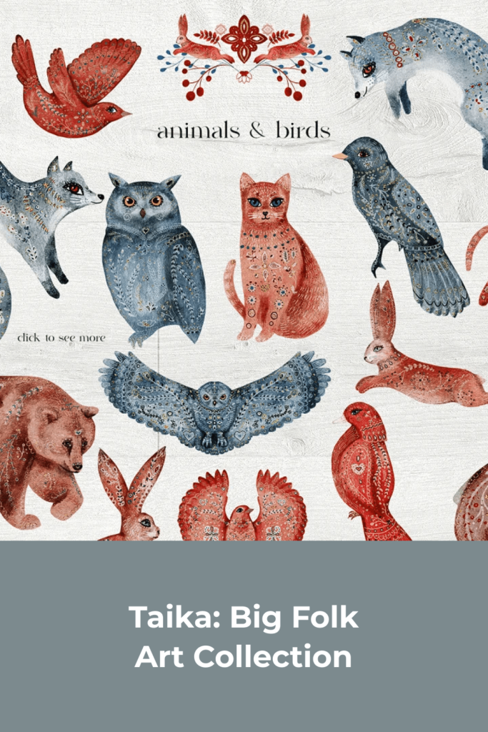 Taika: Big Folk Art Collection – MasterBundles