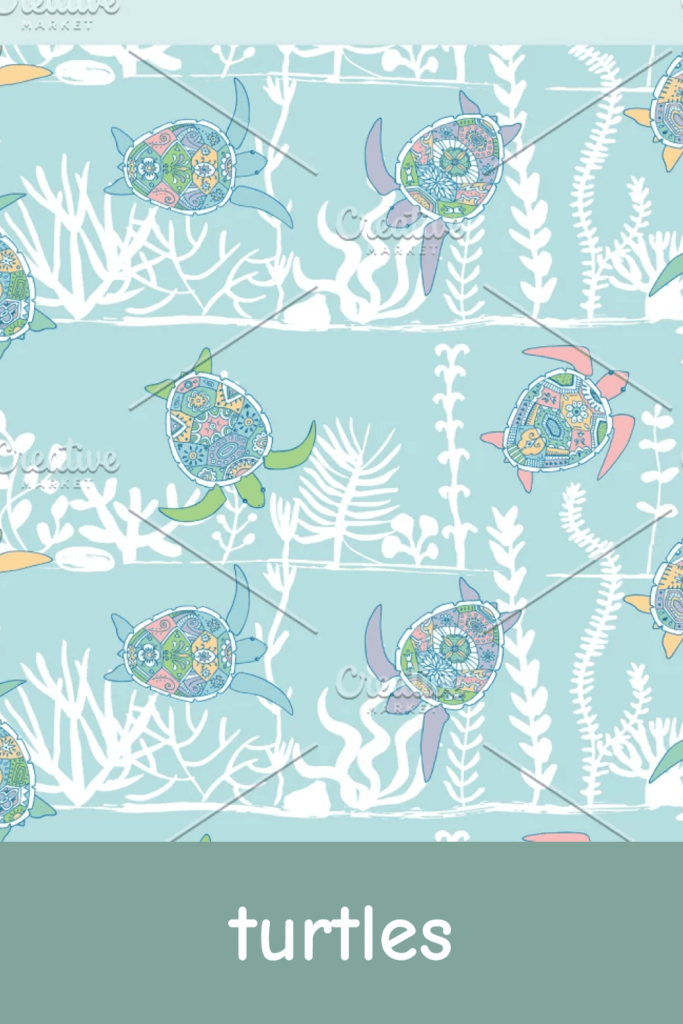 Turtles Illustrations & Patterns – MasterBundles