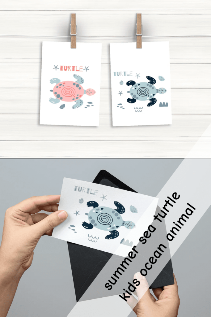 Summer Sea Turtle Kids Ocean Animal – MasterBundles