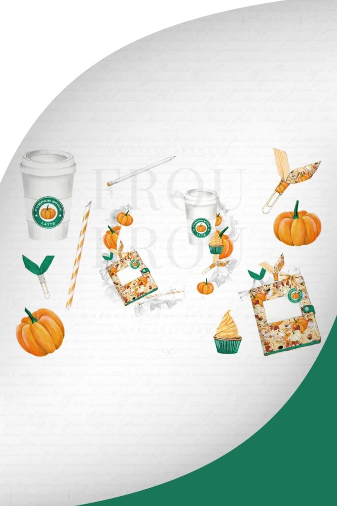 Pumpkin Spice Latte Clipart – MasterBundles