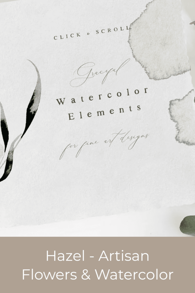 Hazel - Artisan Flowers & Watercolor – MasterBundles