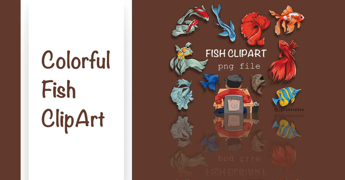Colorful Fish Clip Art – MasterBundles