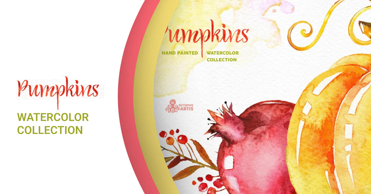 Pumpkins. Watercolor Collection – MasterBundles