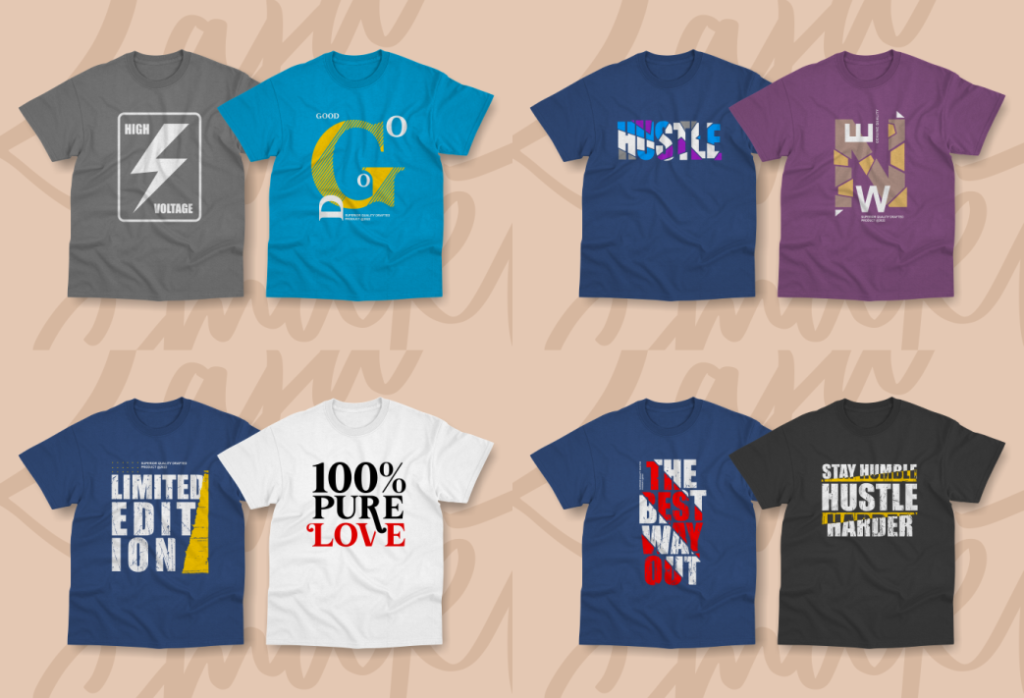 100 TYPOGRAPHY T-SHIRT DESIGN BUNDLE - MasterBundles