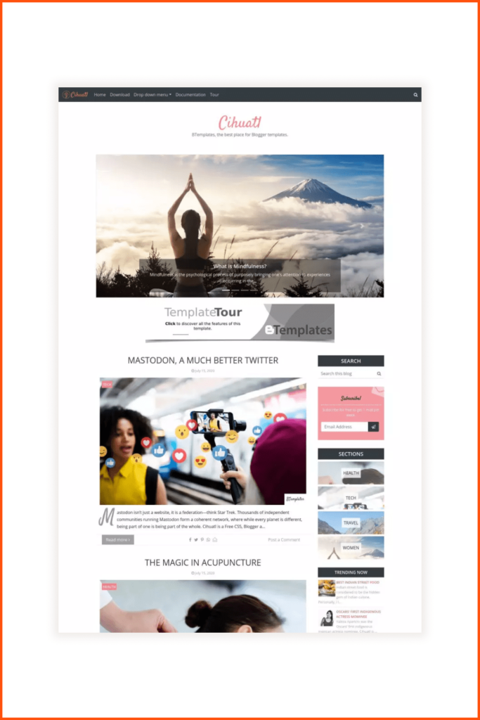 60+ Blogger Templates in 2022 for Your Blog