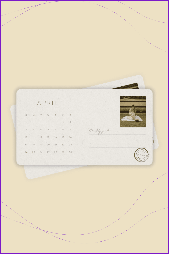 40+ Cool April 2022 Calendars