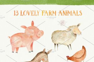 On The Farm Illustrations & Patterns – MasterBundles