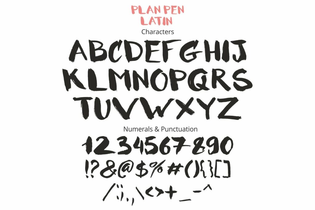 Plan Pen Display Font – MasterBundles