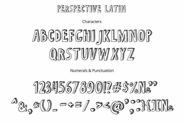 Perspective Display Font – MasterBundles