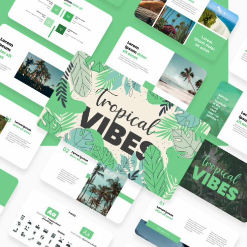 Tropical Google Slides Theme – MasterBundles