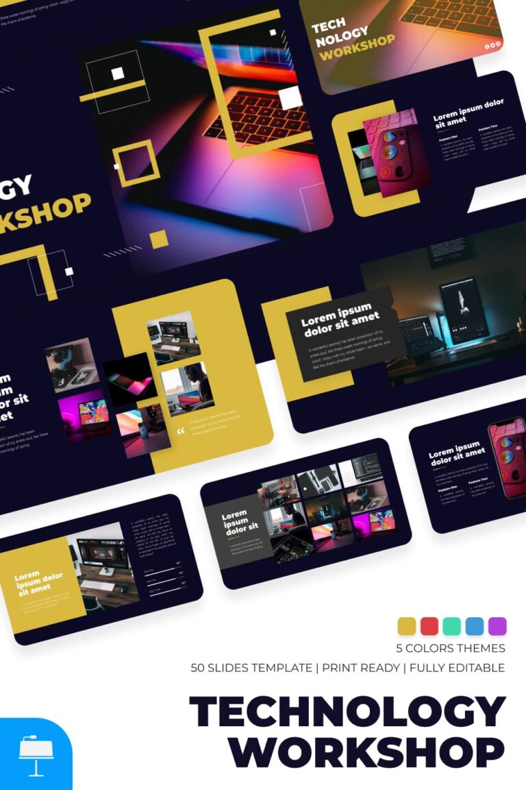 Workshop Technology Keynote Template – MasterBundles