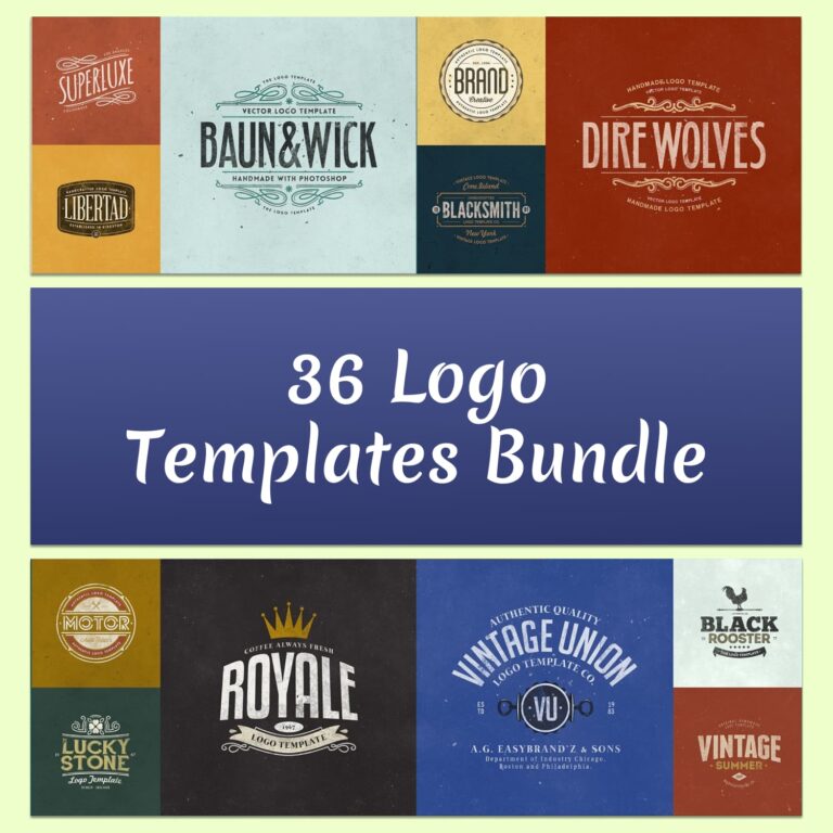 36 Logo Templates Bundle – MasterBundles