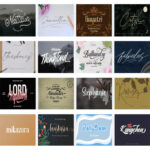 550 Font Bundle, Fonts for cricut, embroidery font, Handwritten fonts ...