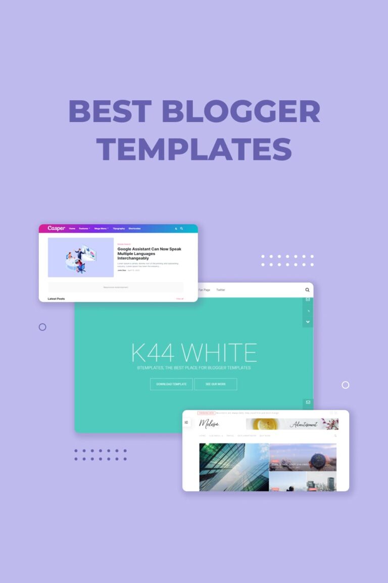 60+ Best Free Blogger Templates 2023 – MasterBundles
