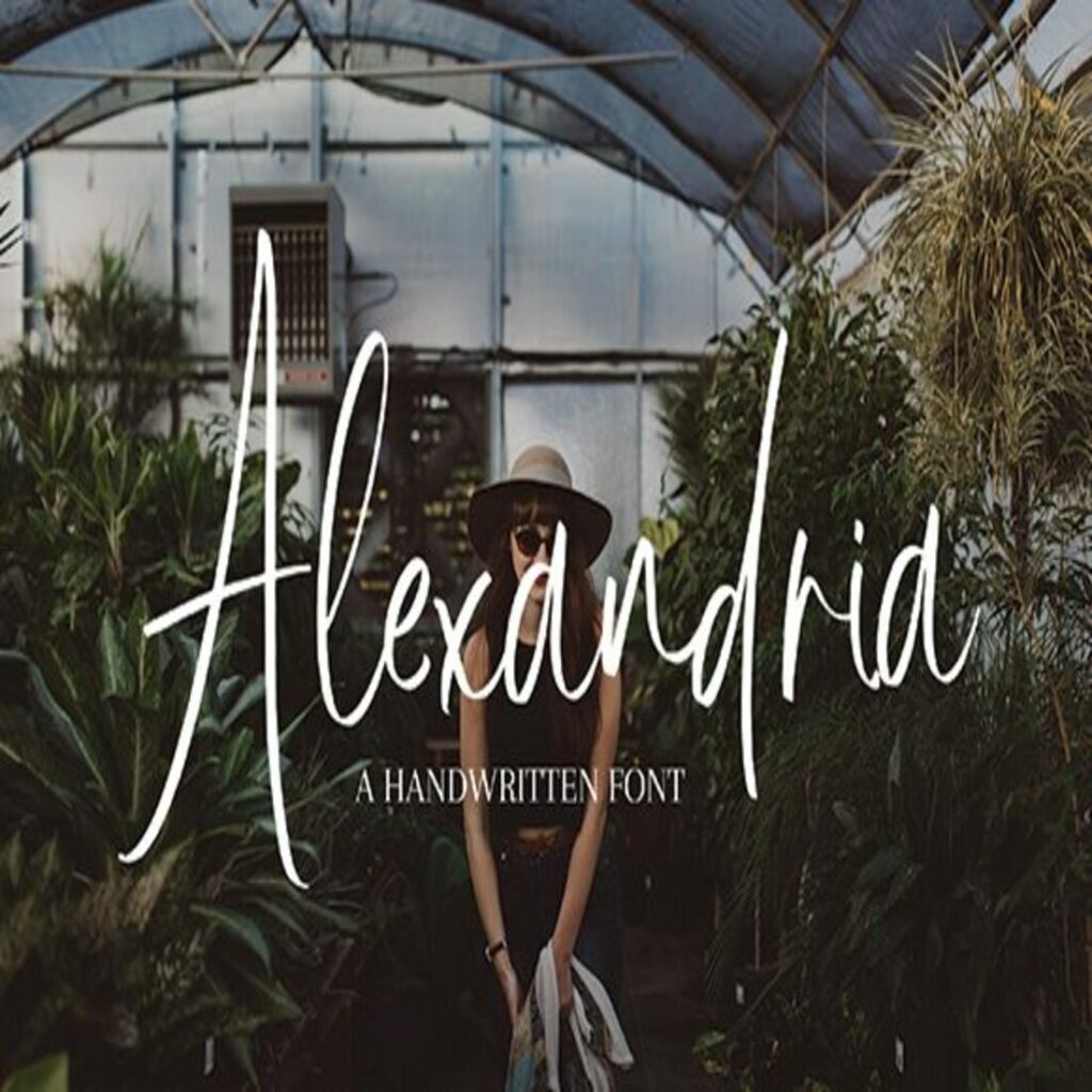 Alexandria Modern Handwritten Font – MasterBundles