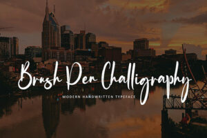 Amertha Calligraphy Script Font – MasterBundles