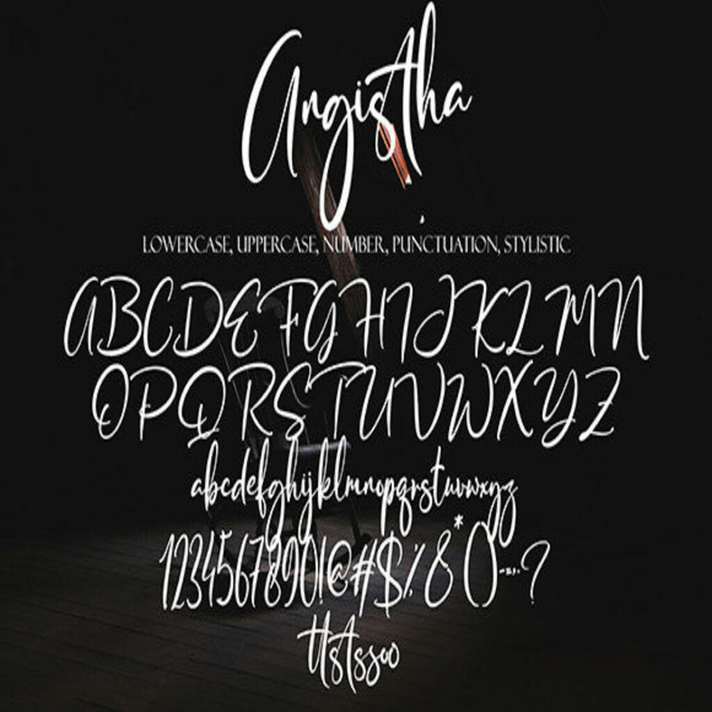 Angista Delicate Script Lettering Font – MasterBundles