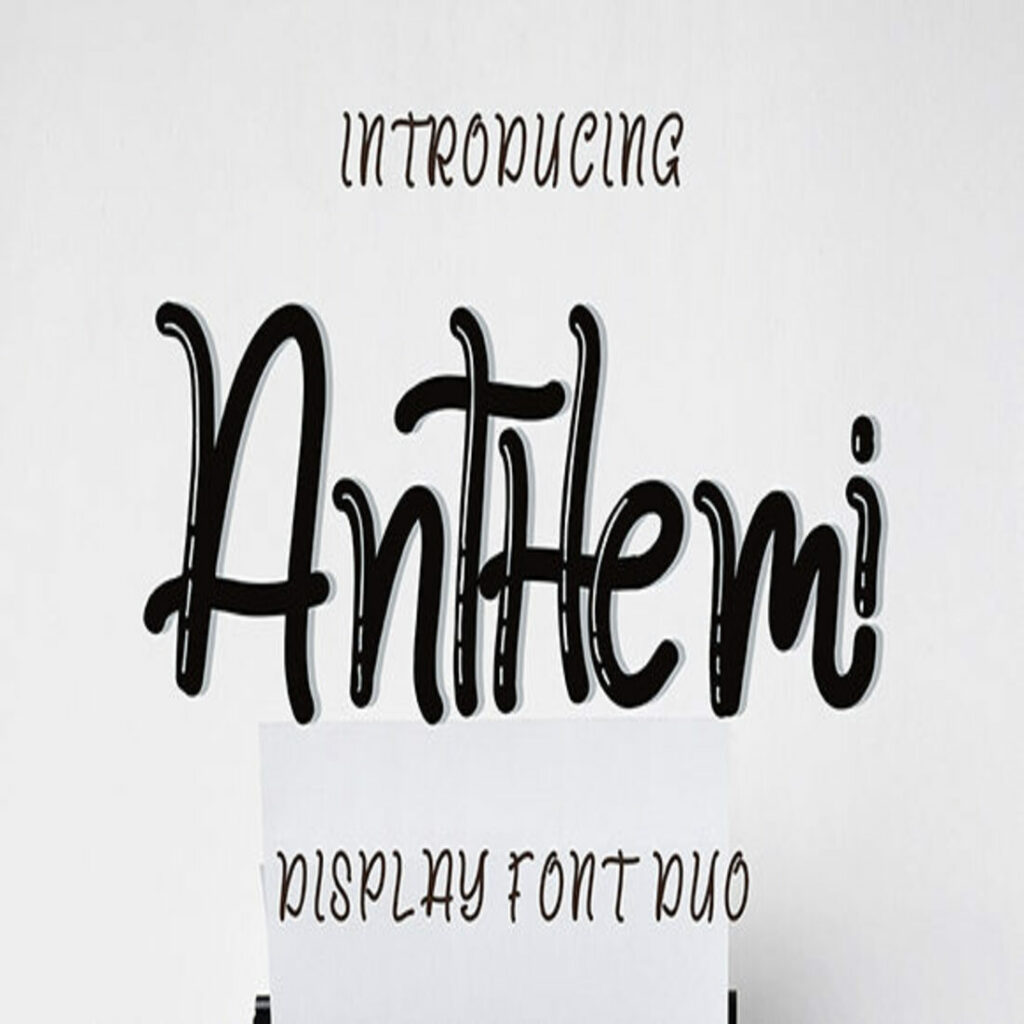 Anthemi Script Lettering Font – MasterBundles