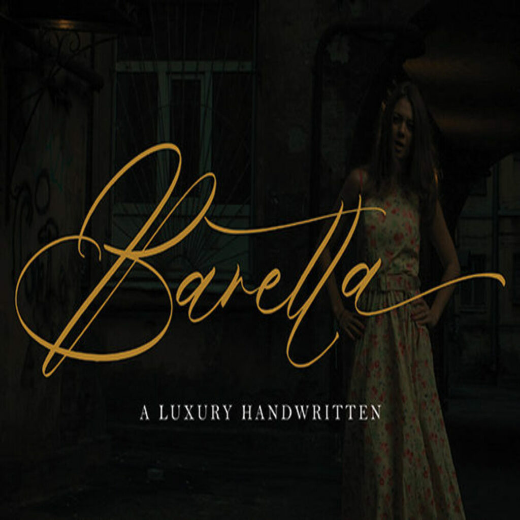 Baretta Monoline Script Font – MasterBundles