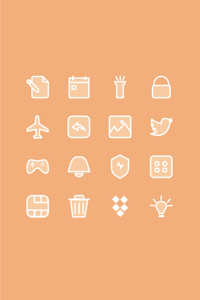 Free Beige App Icons – MasterBundles