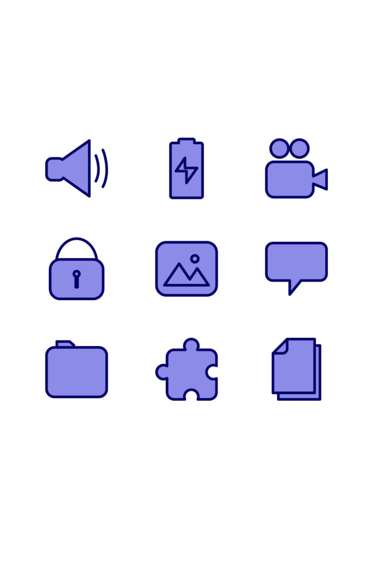 Free Blue App Icons – MasterBundles