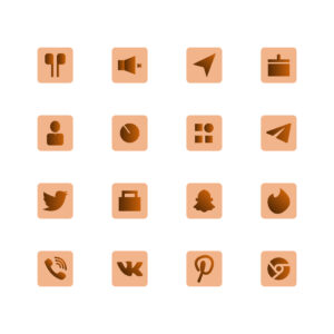 Free Brown App Icons – MasterBundles