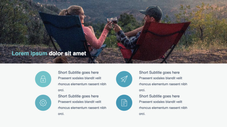 Camping Presentation: 50 Slides PPTX, KEY, Google Slides – MasterBundles