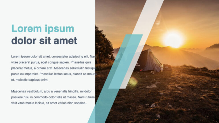 Camping Presentation: 50 Slides PPTX, KEY, Google Slides – MasterBundles