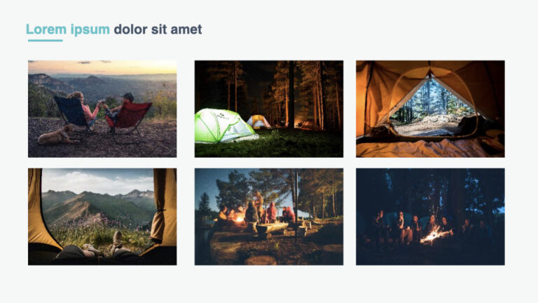 Camping Presentation: 50 Slides PPTX, KEY, Google Slides – MasterBundles