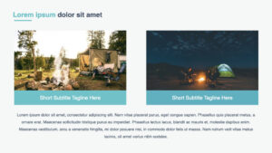 Camping Presentation: 50 Slides PPTX, KEY, Google Slides – MasterBundles