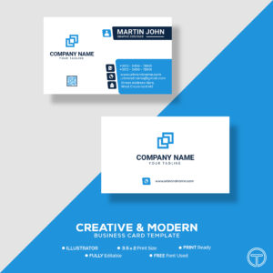 Colorful Editable Name Card Design Templates - MasterBundles