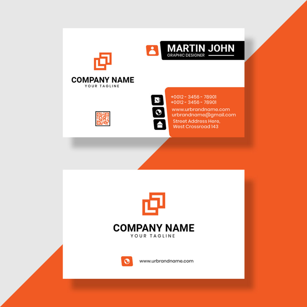 Colorful Editable Name Card Design Templates - MasterBundles
