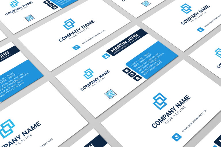 Colorful Editable Name Card Design Templates - MasterBundles