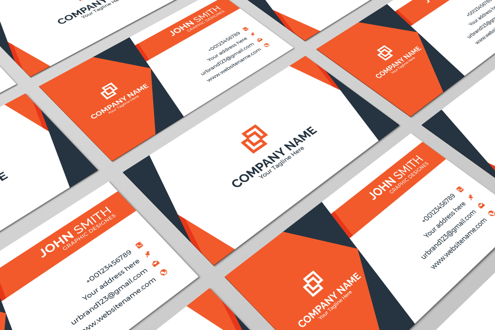 Corporate Colorful Visiting Card Design - MasterBundles