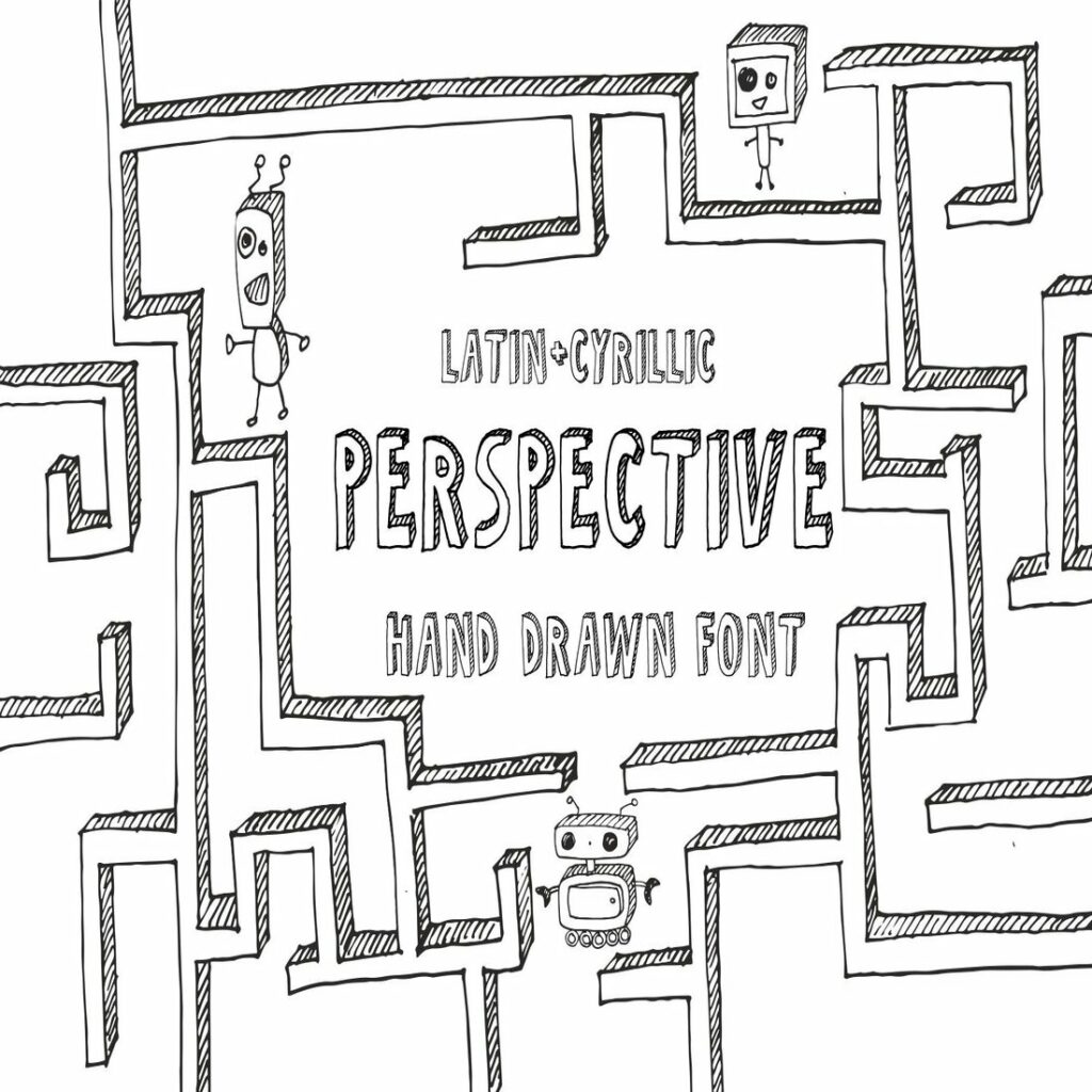 Perspective Display Font – MasterBundles