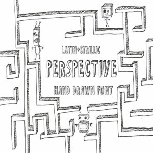 Perspective Display Font | Master Bundles